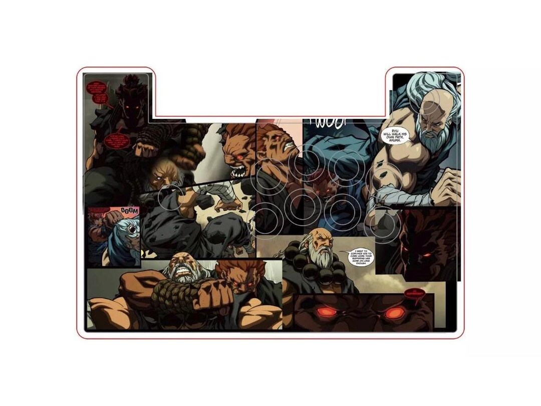 HORI ALPHA PS5 Fightstick Custom Artwork (only) Akuma VS Goken - Etsy ...