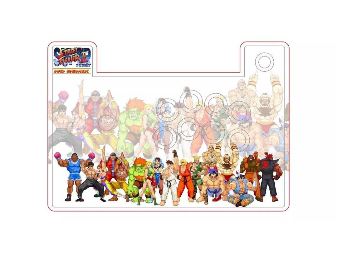 HORI ALPHA PS5 Fightstick Custom Artwork (only) S.SF2 Turbo HD Remix - Etsy