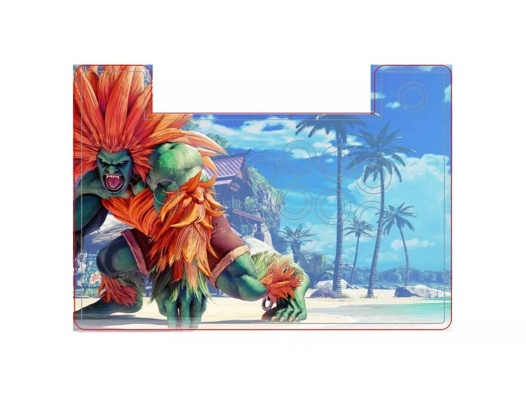 HORI ALPHA PS5 Fightstick Custom Artwork (only) BLANKA SF5 - Etsy