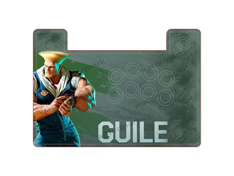 Hori Alpha Fightstick Custom Artwork (ONLY) GUILE SF6 - Etsy