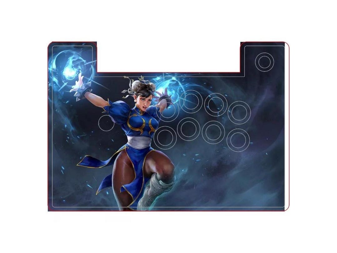 HORI ALPHA PS5 Fightstick Custom Artwork (only) Chun-li - Etsy