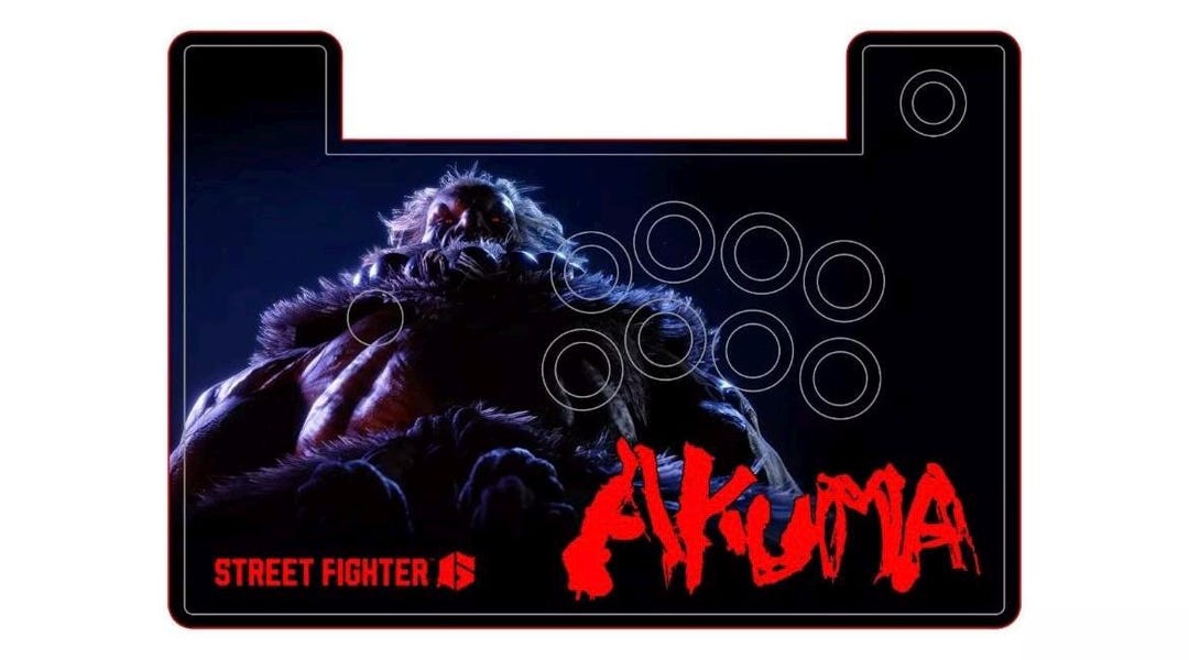HORI ALPHA PS5 Fightstick Custom Artwork (only) AKUMA SF6 - Etsy