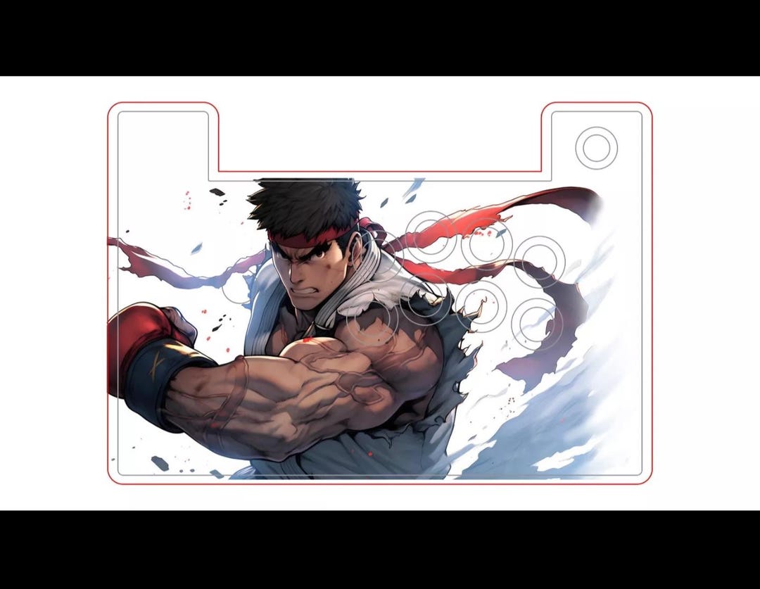 Hori Alpha Ps5 Fightstick Custom Artwork (ONLY) RYU - Etsy
