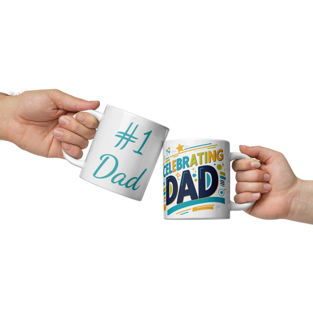 Number 1 Dad Coffee Mug – Father's Day Gift - Etsy