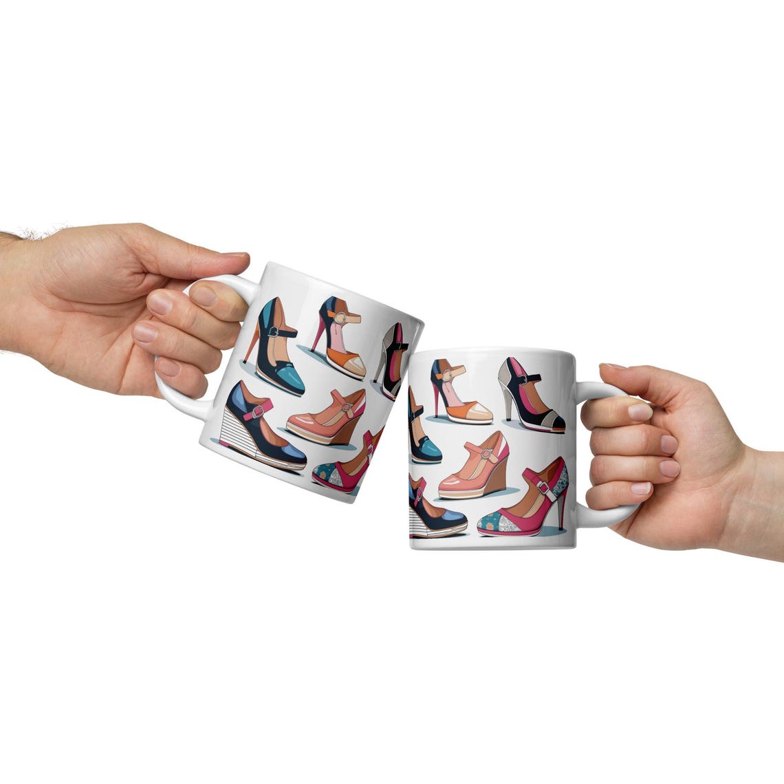 Shoe Lover Coffee Mug: Loves Shoes White Glossy Ceramic Mug - Etsy