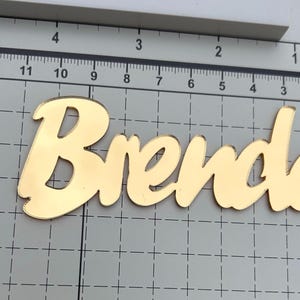 Wedding Place Cards, Gold Laser Cut Names, Gold Silver Table Sign Name ...