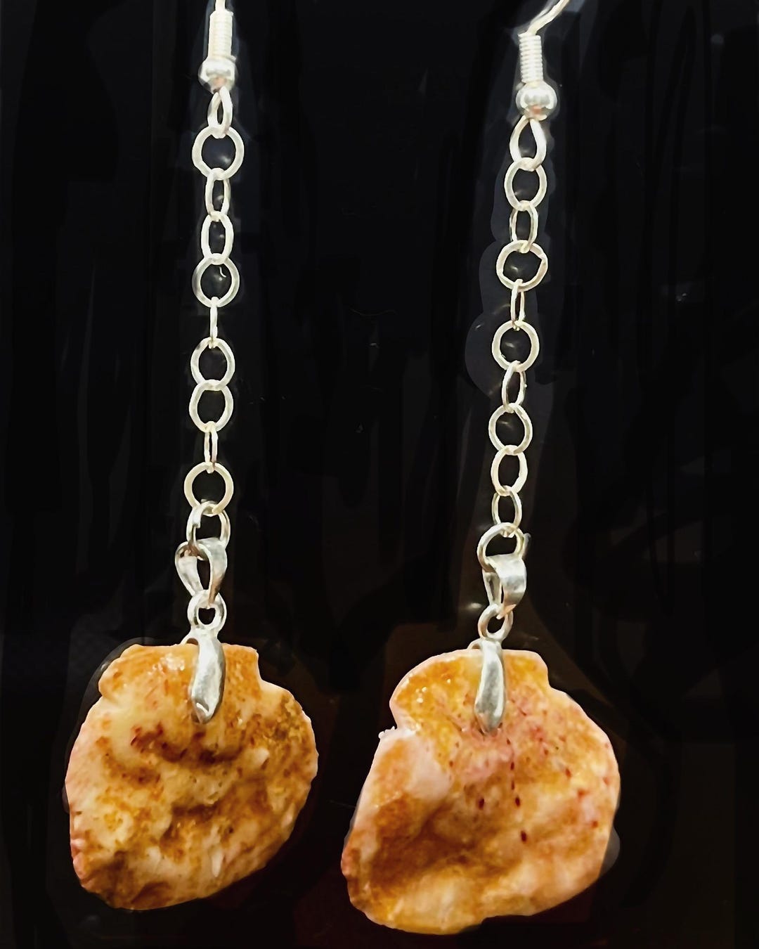 False Sunrise (aka Spondylus Shell) Drop Earrings - Etsy