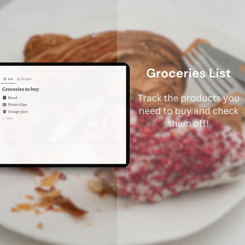 Notion Recipe Organizer Template Digital Cookbook for Easy Meal ...