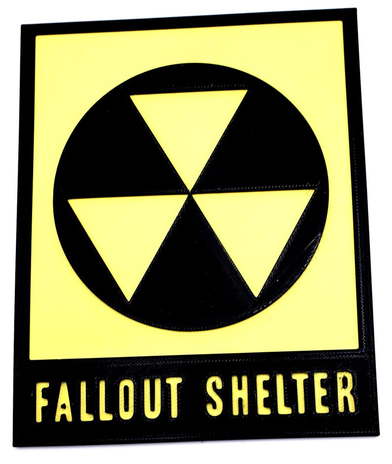 Fallout Shelter Sign - Wall Art - Etsy