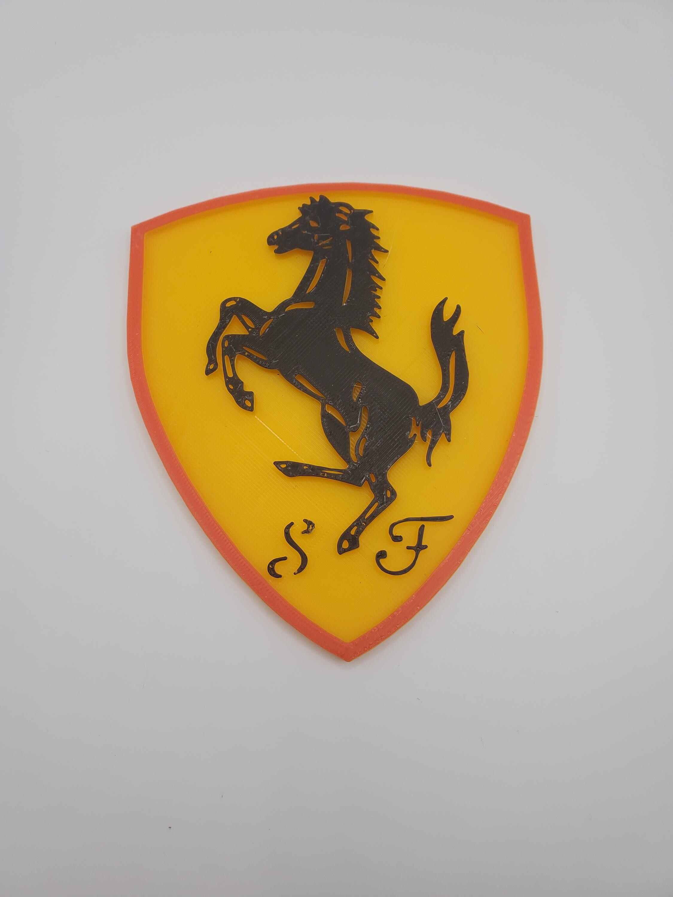 Ferrari Logo - Wall Art, Badge, Logo - Etsy