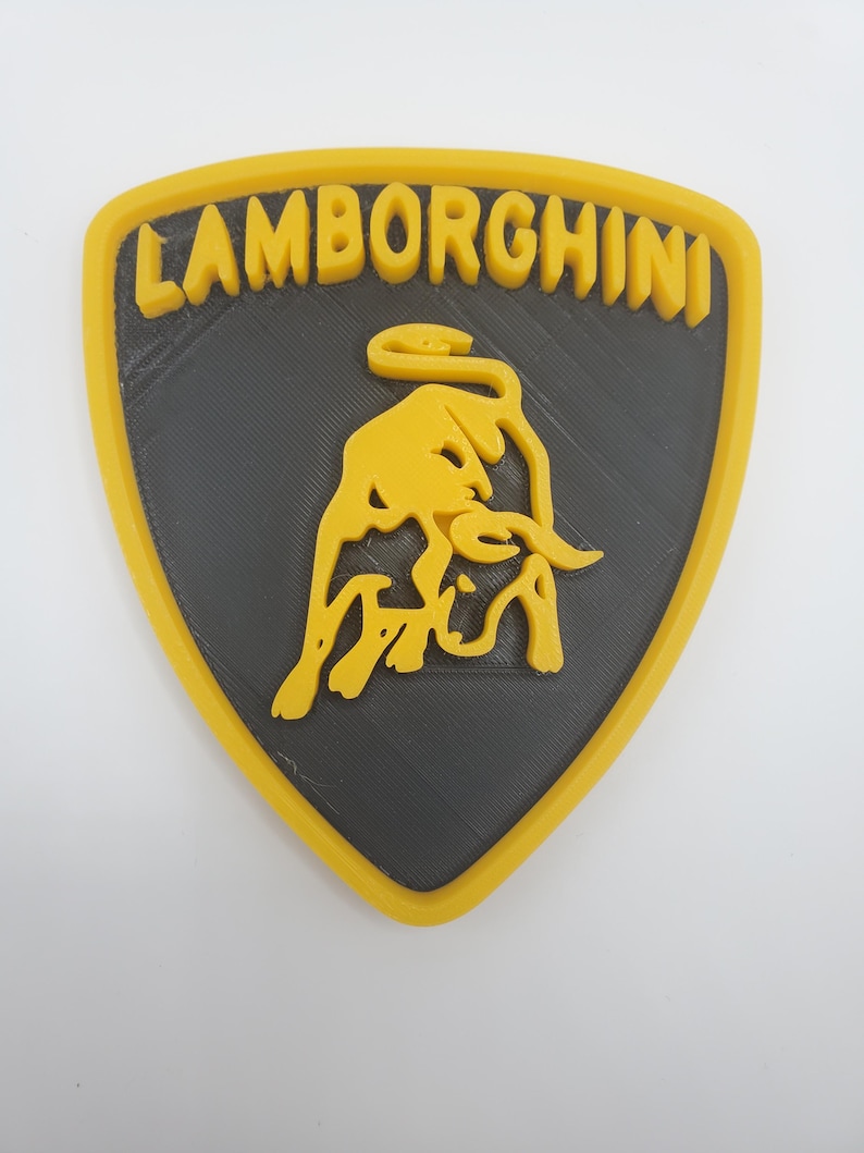 Lamborghini Logo - Wall Art, Badge, Logo - Etsy