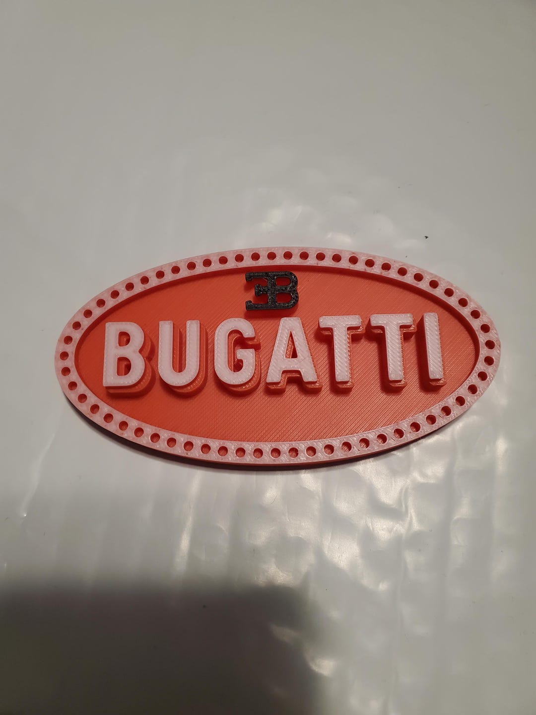 Bugatti Letters Logo - Wall Art, 3D Desk Art, Badge, Logo - Etsy