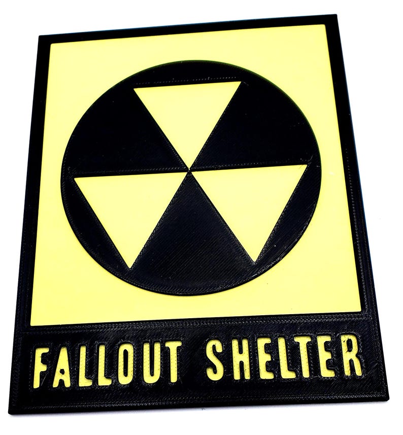 Fallout Shelter Sign - Wall Art - Etsy