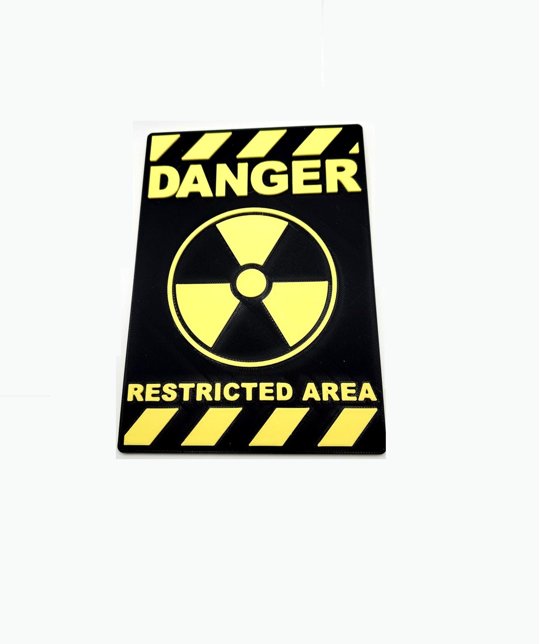 Danger Restricted Area Sign - Wall Art Decor - Etsy