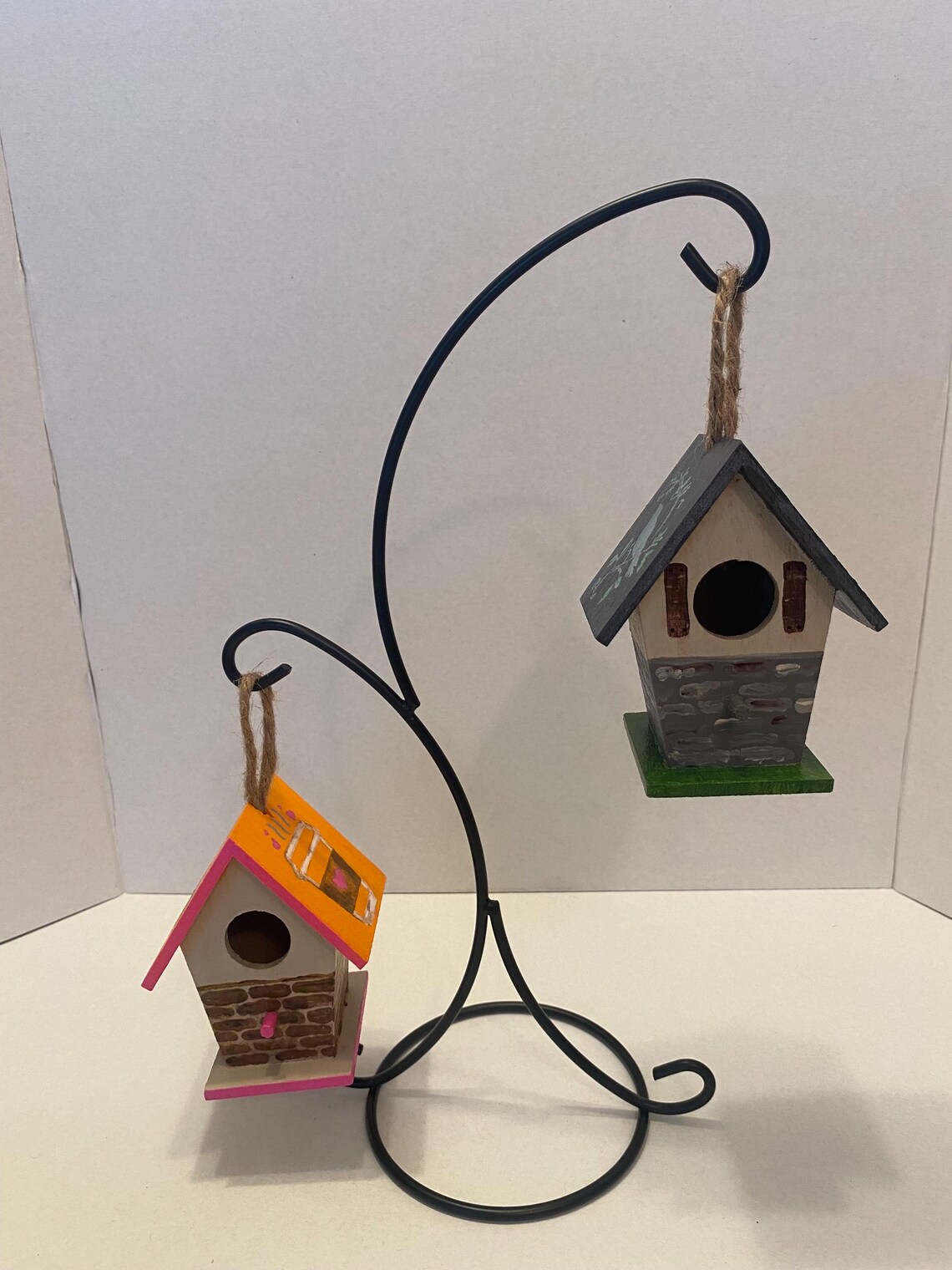 Decorative Ornament Small Birdhouse DISPLAY STAND ONLY This is for the ...