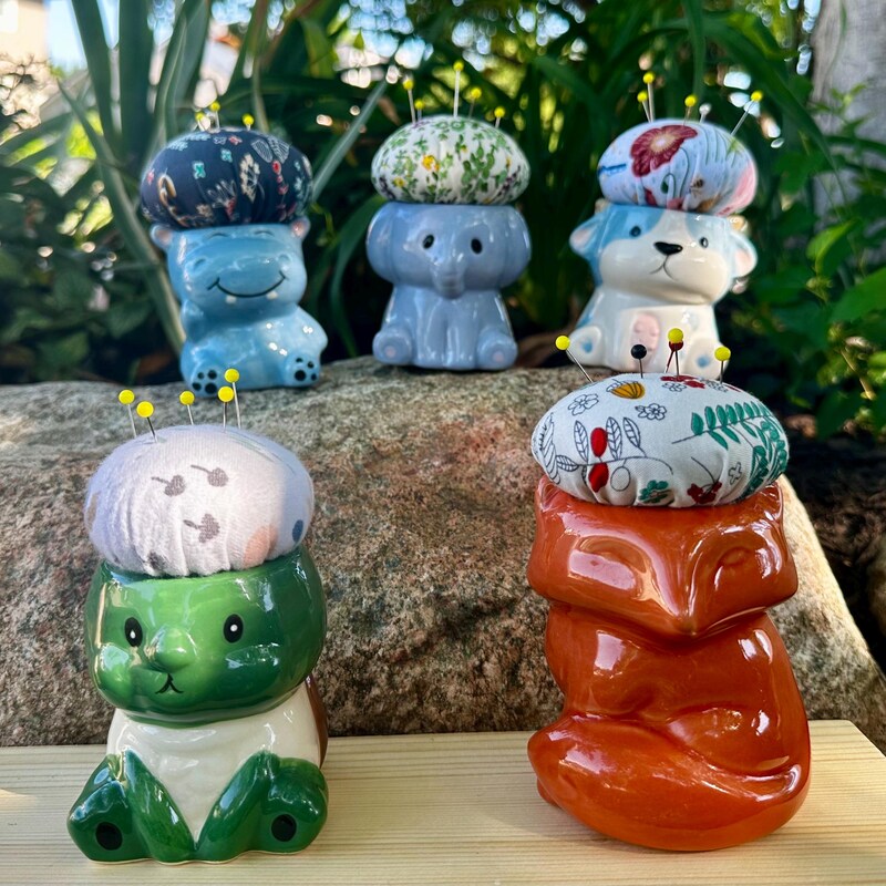 Pin Cushion Cute Animal - Etsy