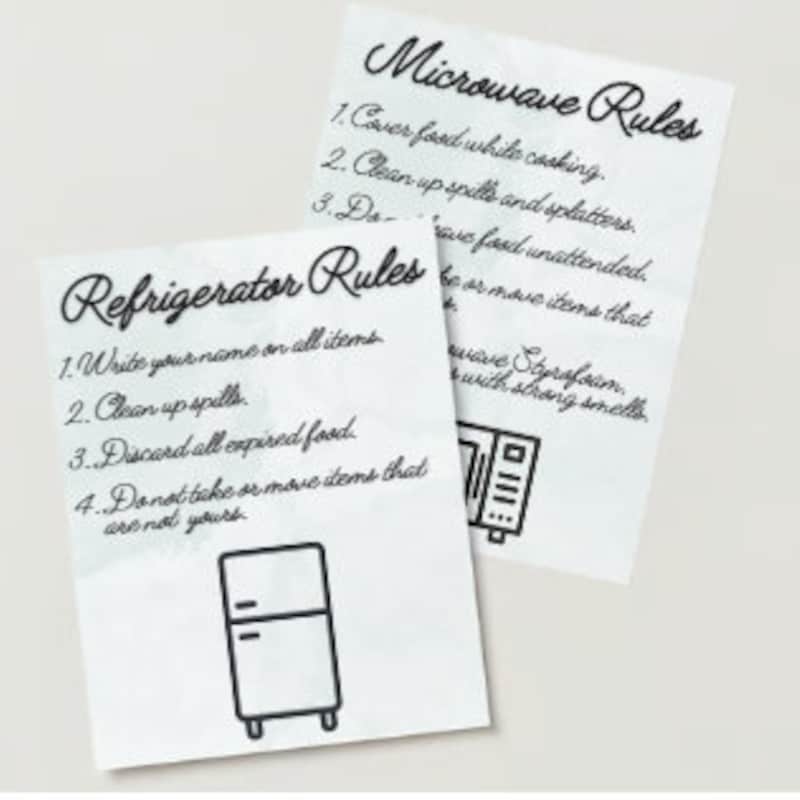 Clean the Microwave Sign - Etsy