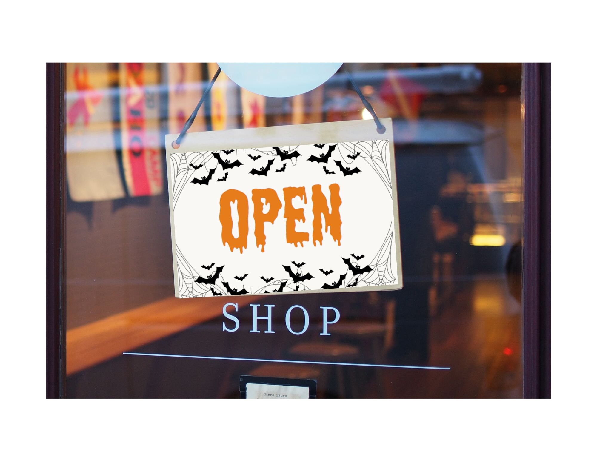 Halloween Themed Open & Closed Signs for Businesses - 2 JPG 11x8.5 ...