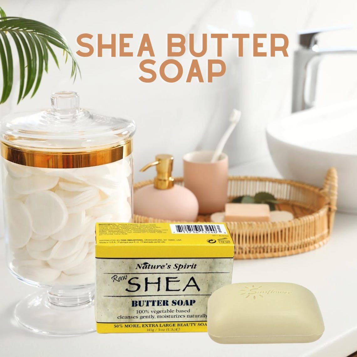 Raw Shea Butter Soap - 5 Oz - Etsy