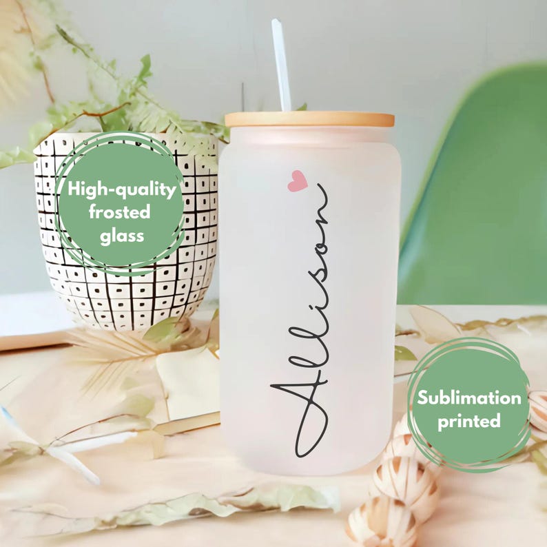Easter Bunny Cup Gift Personalized Easter Day Floral Bunny Glass Cup ...