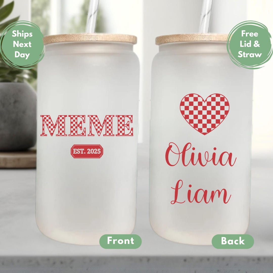 Meme Glass Tumbler Gift Custom Meme Cup Meme Glass Cup Meme Iced Coffee ...