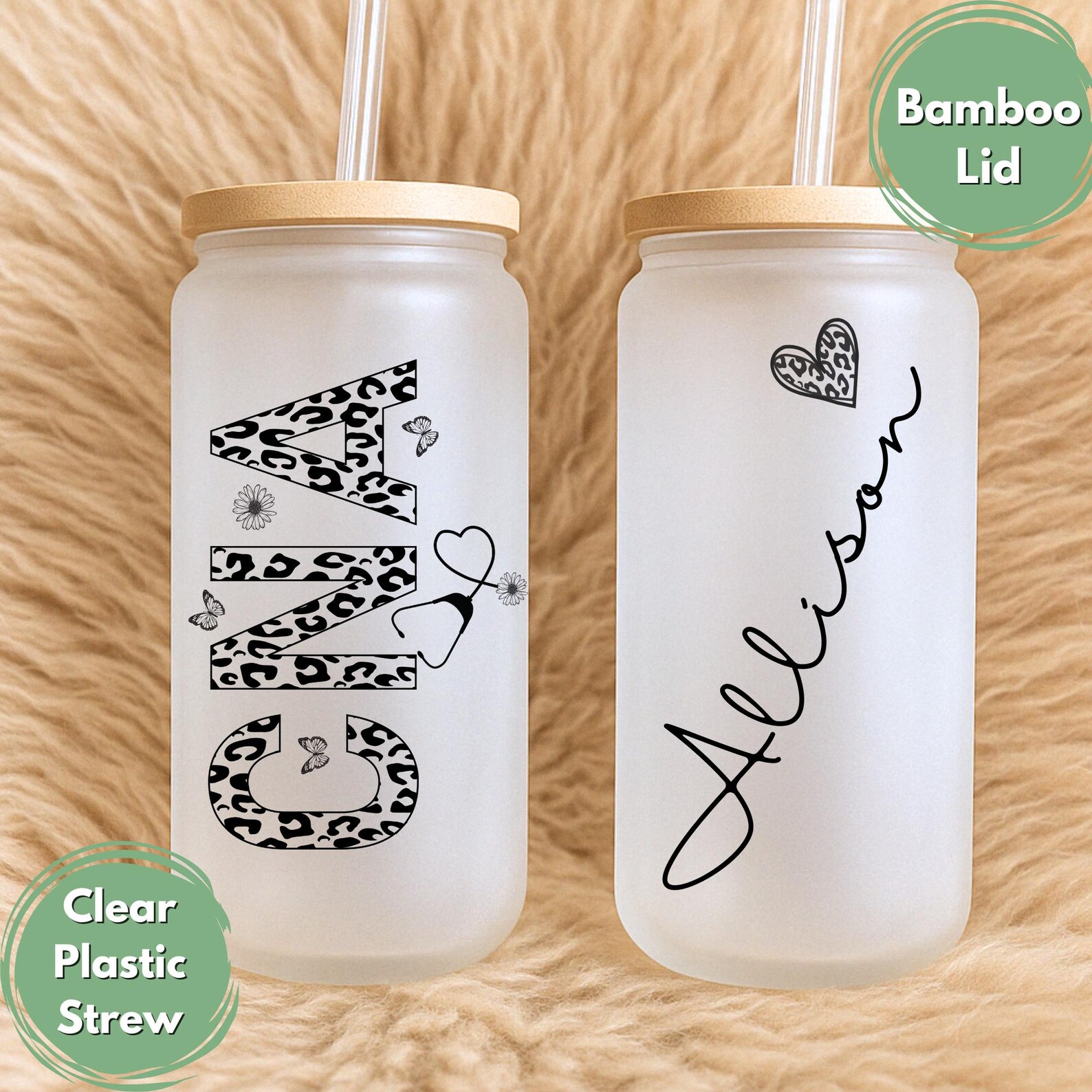 Personalized CNA Glass Cup Gift for Certifed Nursing Assistant ...