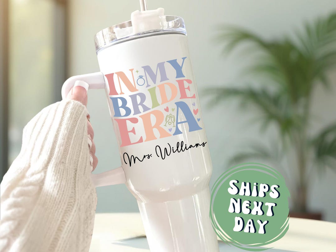 In My Bride Era Cups for Wedding Party Tumblers for Bridal Party Gifts ...