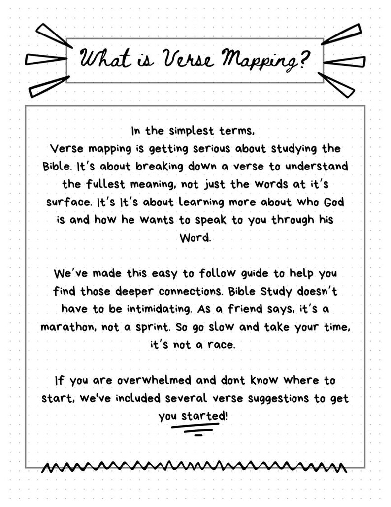Printable | Downloadable Verse Mapping Journal - Etsy