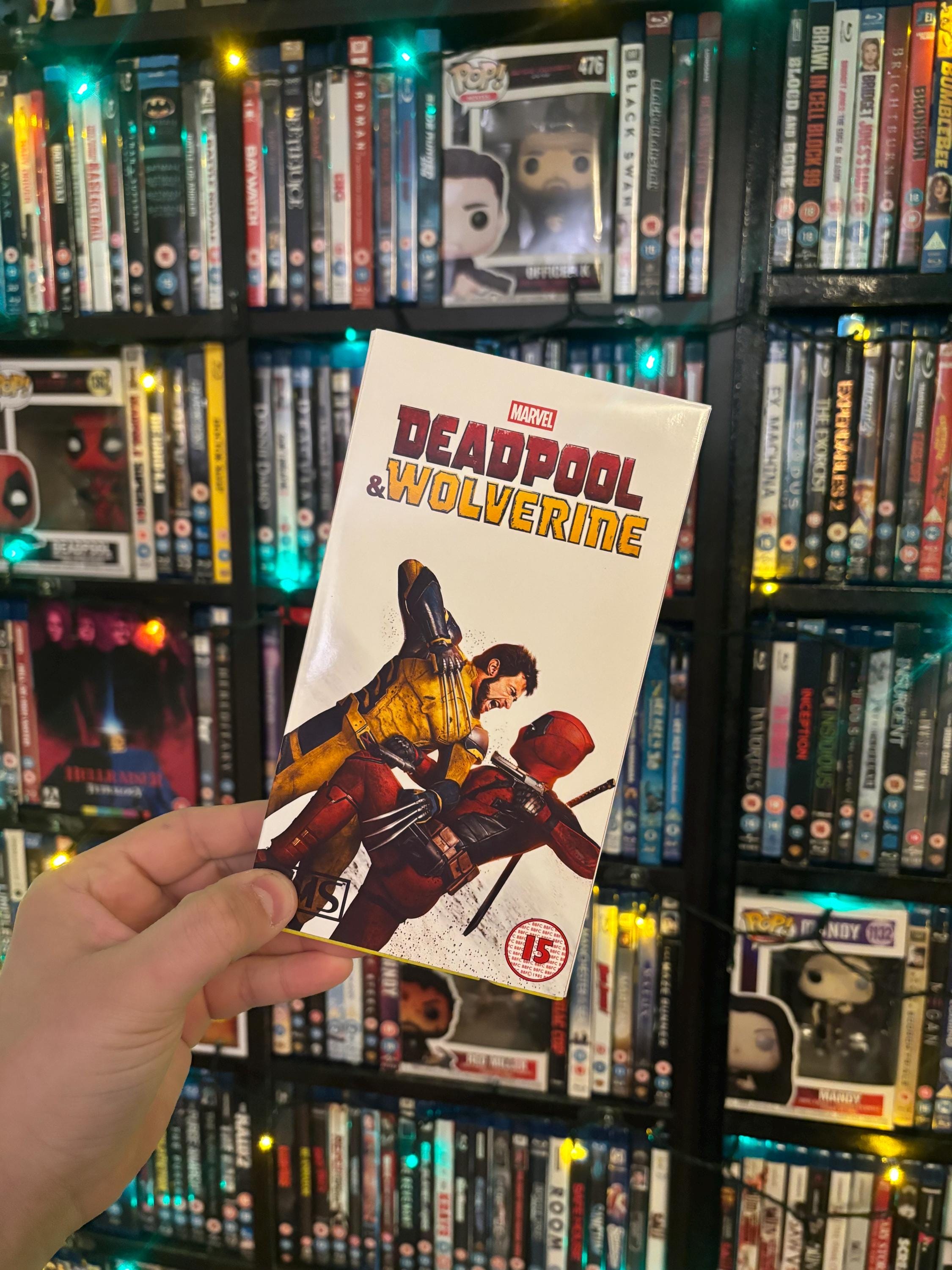 Deadpool & Wolverine LIMITED EDITION Yellow Tape VHS - Etsy
