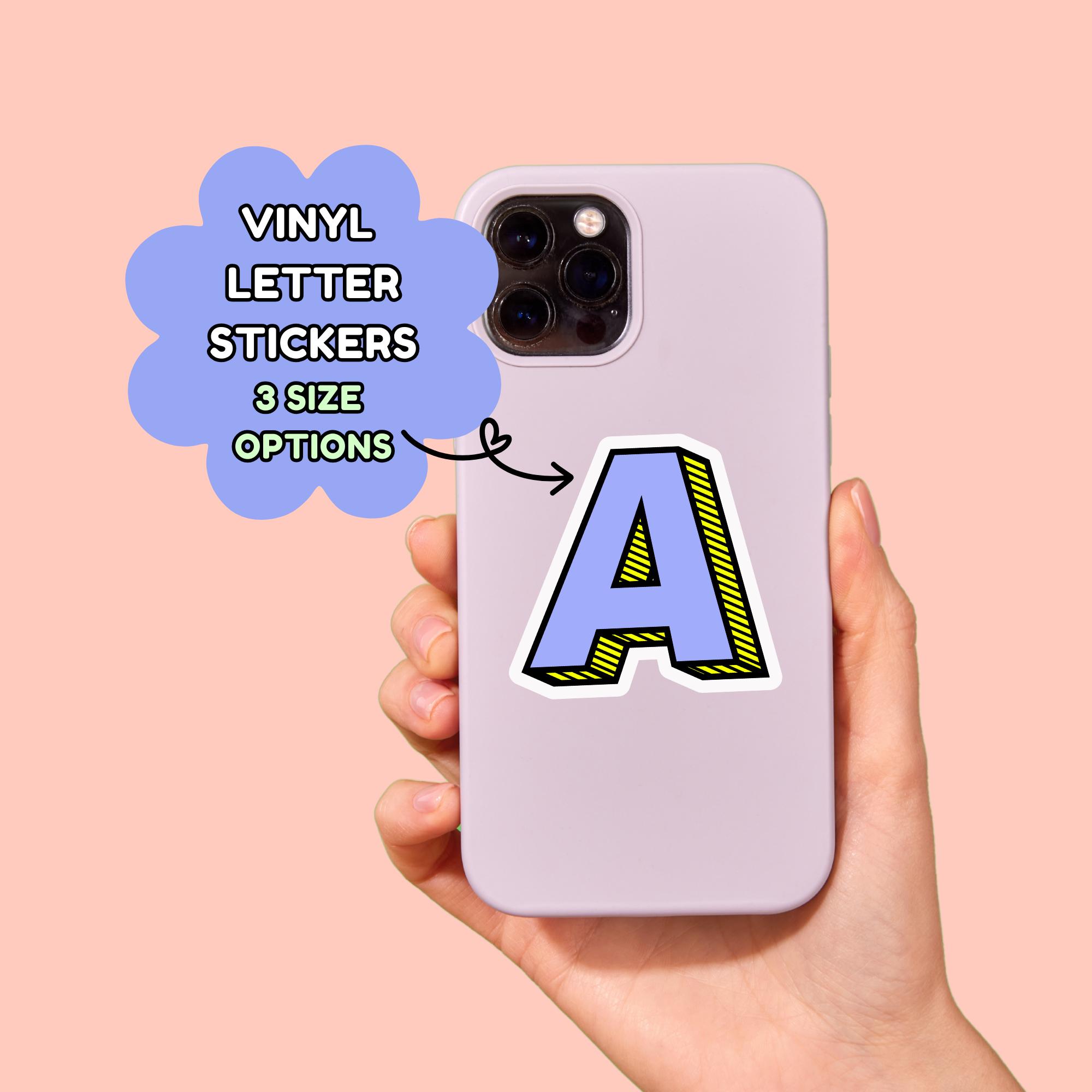 Alphabet Sticker Sheet , Vinyl Alphabet Stickers, Individual Letters ...