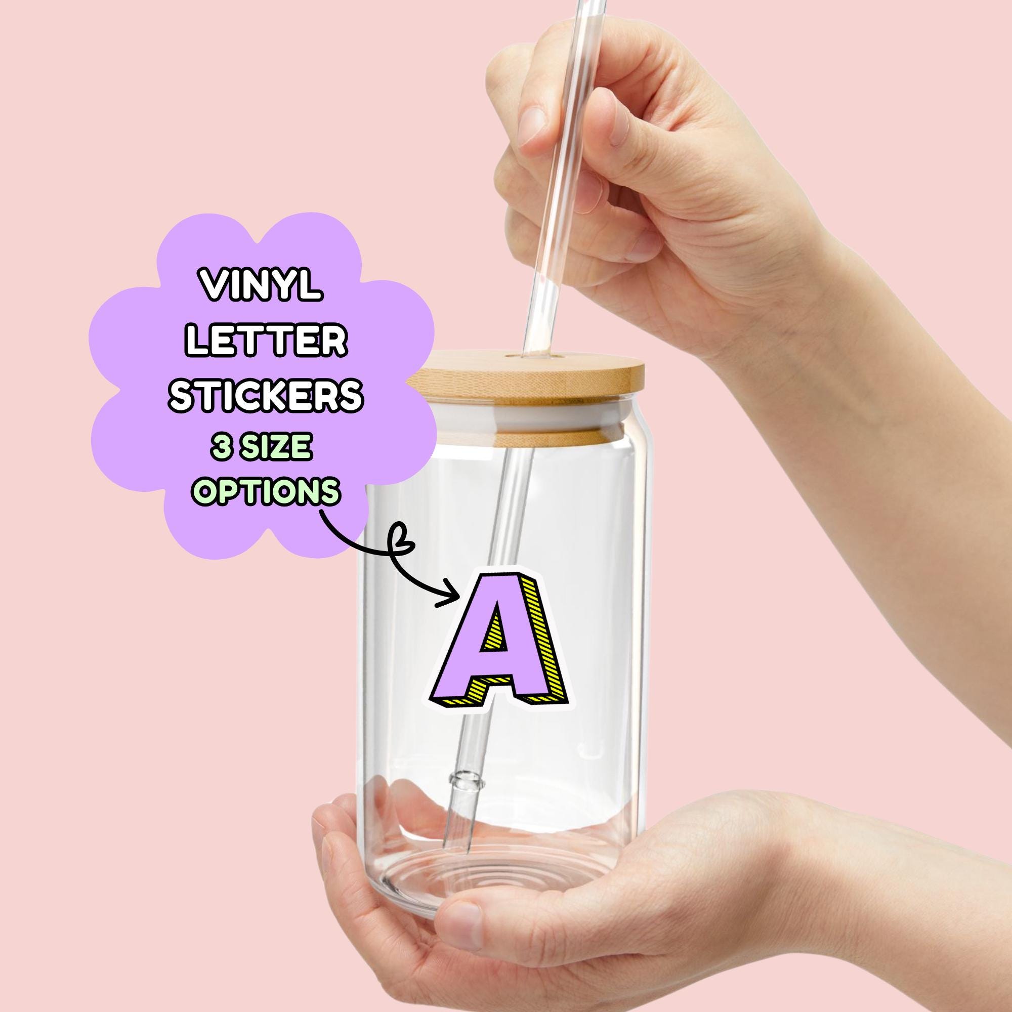 Alphabet Sticker Sheet , Vinyl Alphabet Stickers, Individual Letters ...