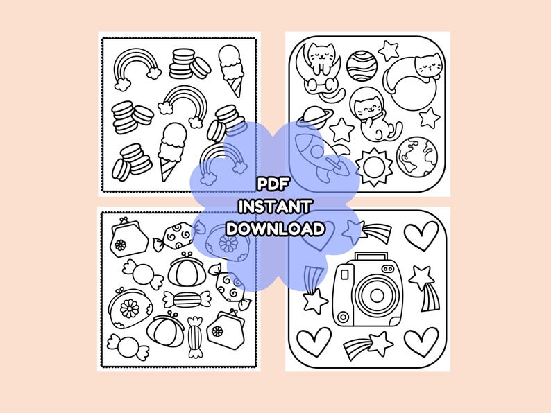 Cute Coloring Pages, Comfy Pattern Coloring Pages, Cozy Coloring Pages ...