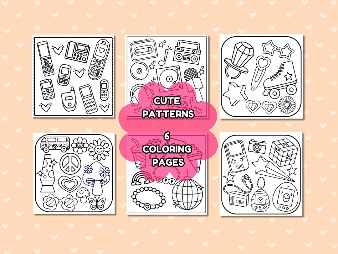 Cute Coloring Pages, Comfy Pattern Coloring Pages, Cozy Coloring Pages ...