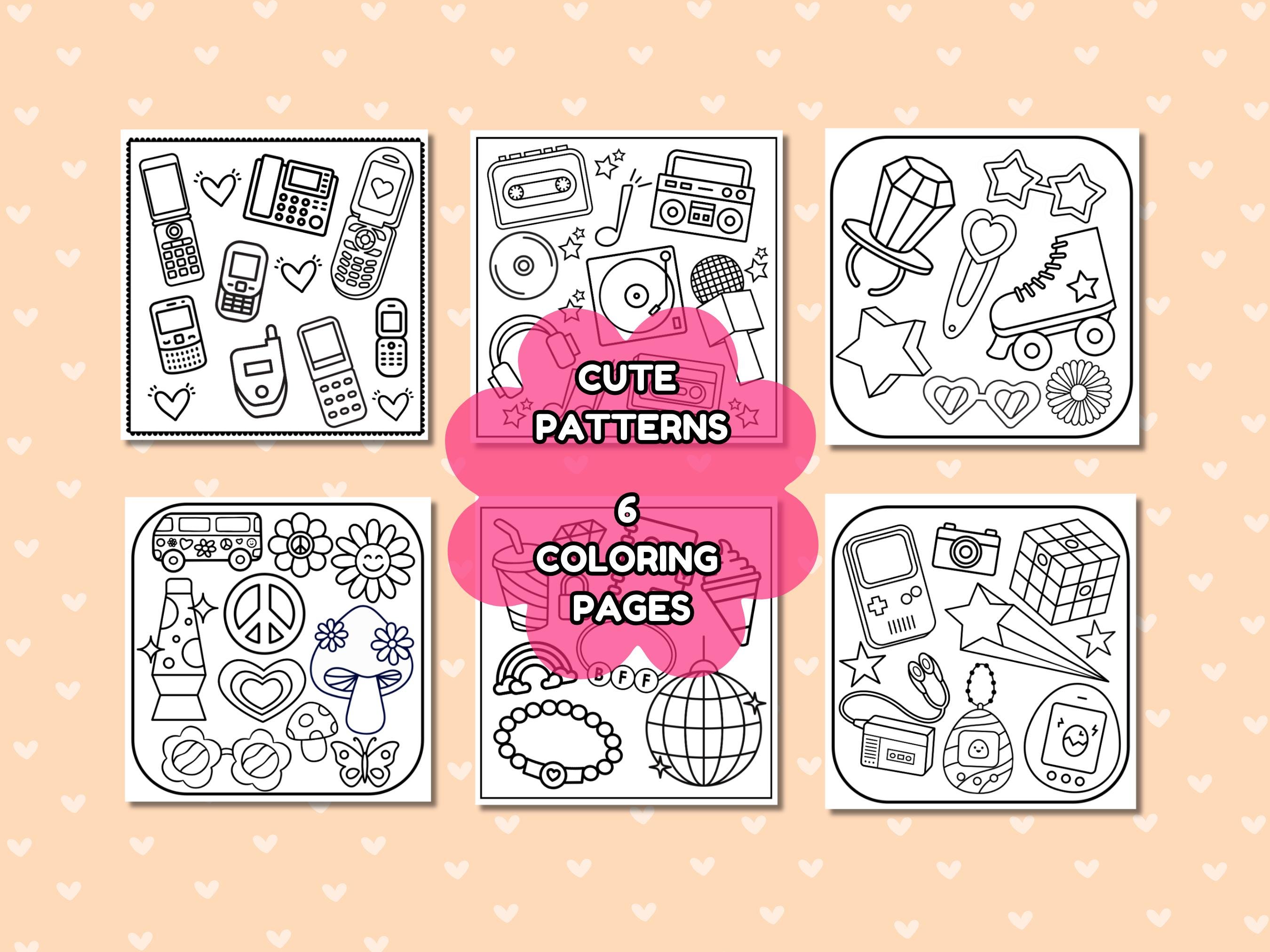 Cute Coloring Pages, Comfy Pattern Coloring Pages, Cozy Coloring Pages ...