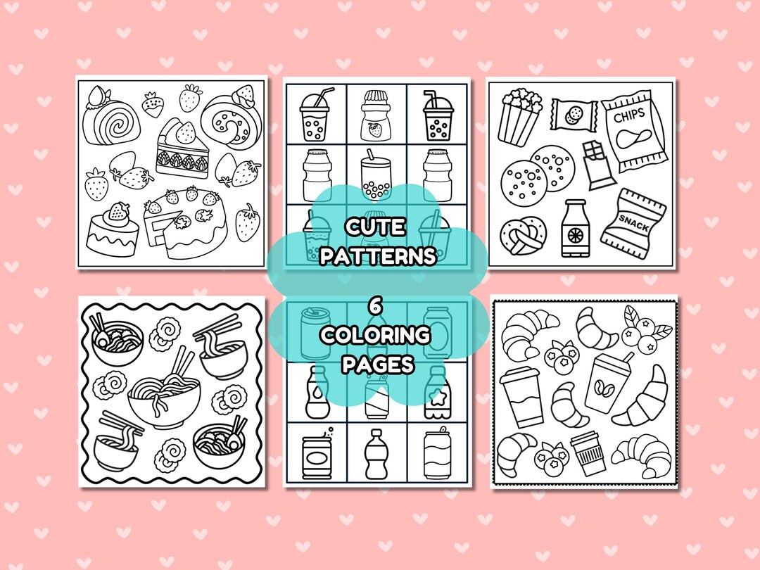 Cute Coloring Pages, Comfy Pattern Coloring Pages, Cozy Coloring Pages ...