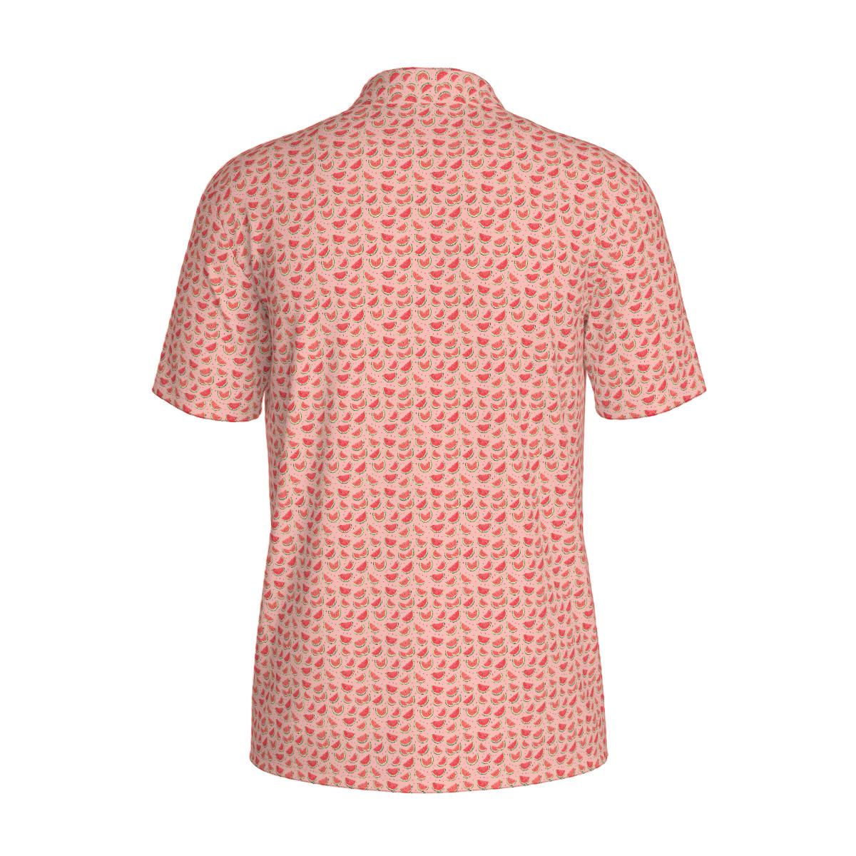 Watermelon Pattern Golf Polo Shirt | Summer Sport Performance Athletic ...