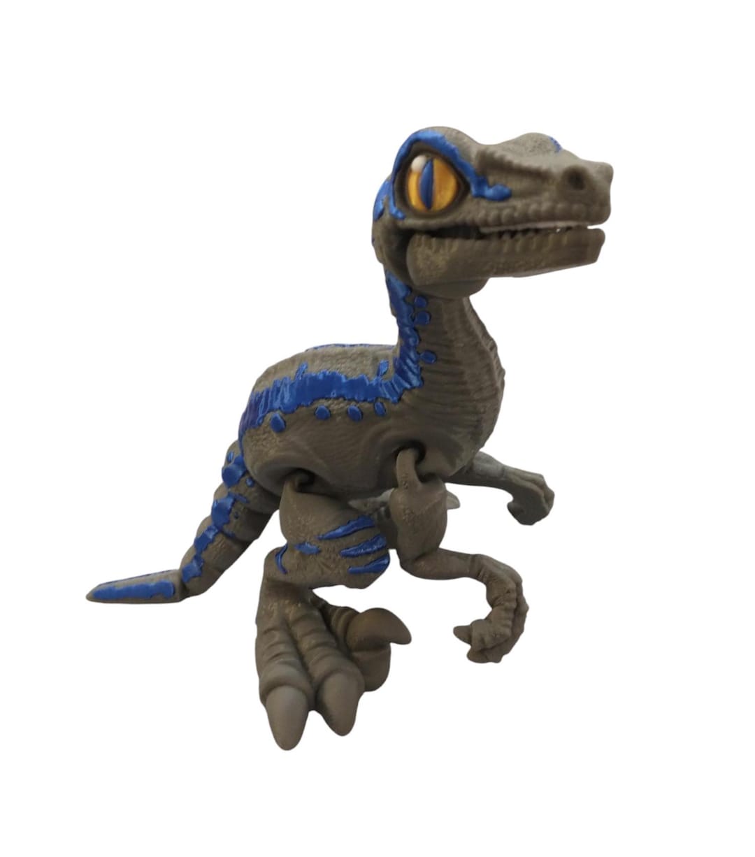 Raptor 3D Printed Articulating Figurine - Etsy