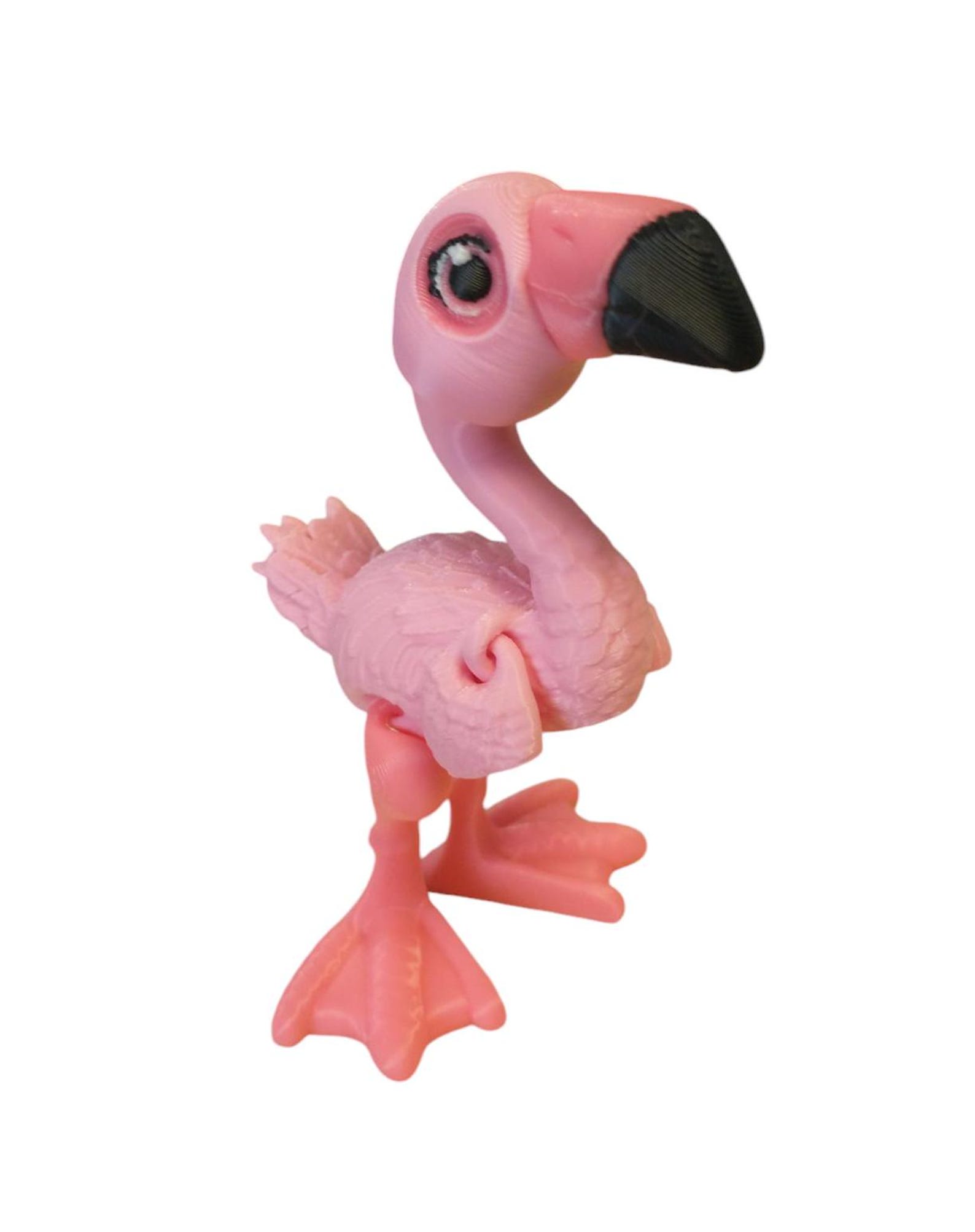 Flamingo 3D Printed Articulating Figurine - Etsy