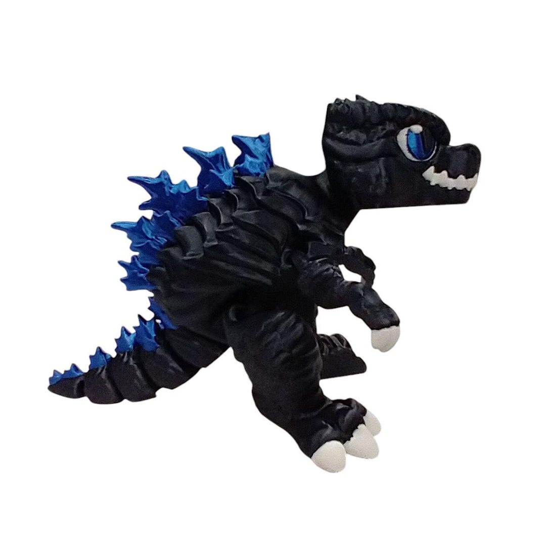 Godzilla 3D Printed Articulating Figurine - Etsy