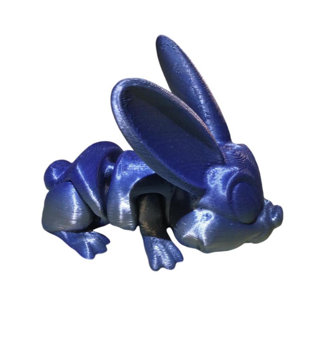 Bunny Articulating 3D Printed Figurine - Etsy UK