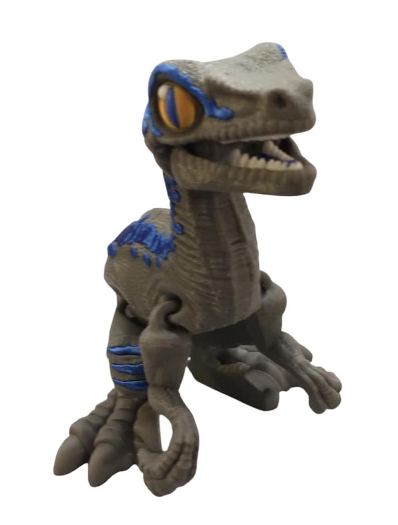 Raptor 3D Printed Articulating Figurine - Etsy
