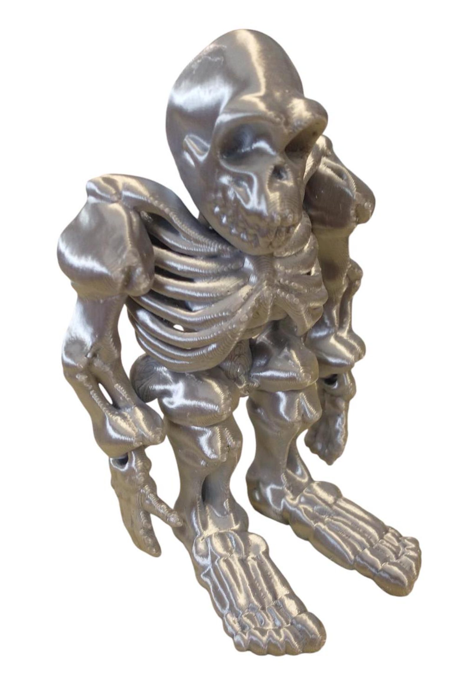 3D Printed Articulating Bigfoot Skeleton Figurine - Etsy