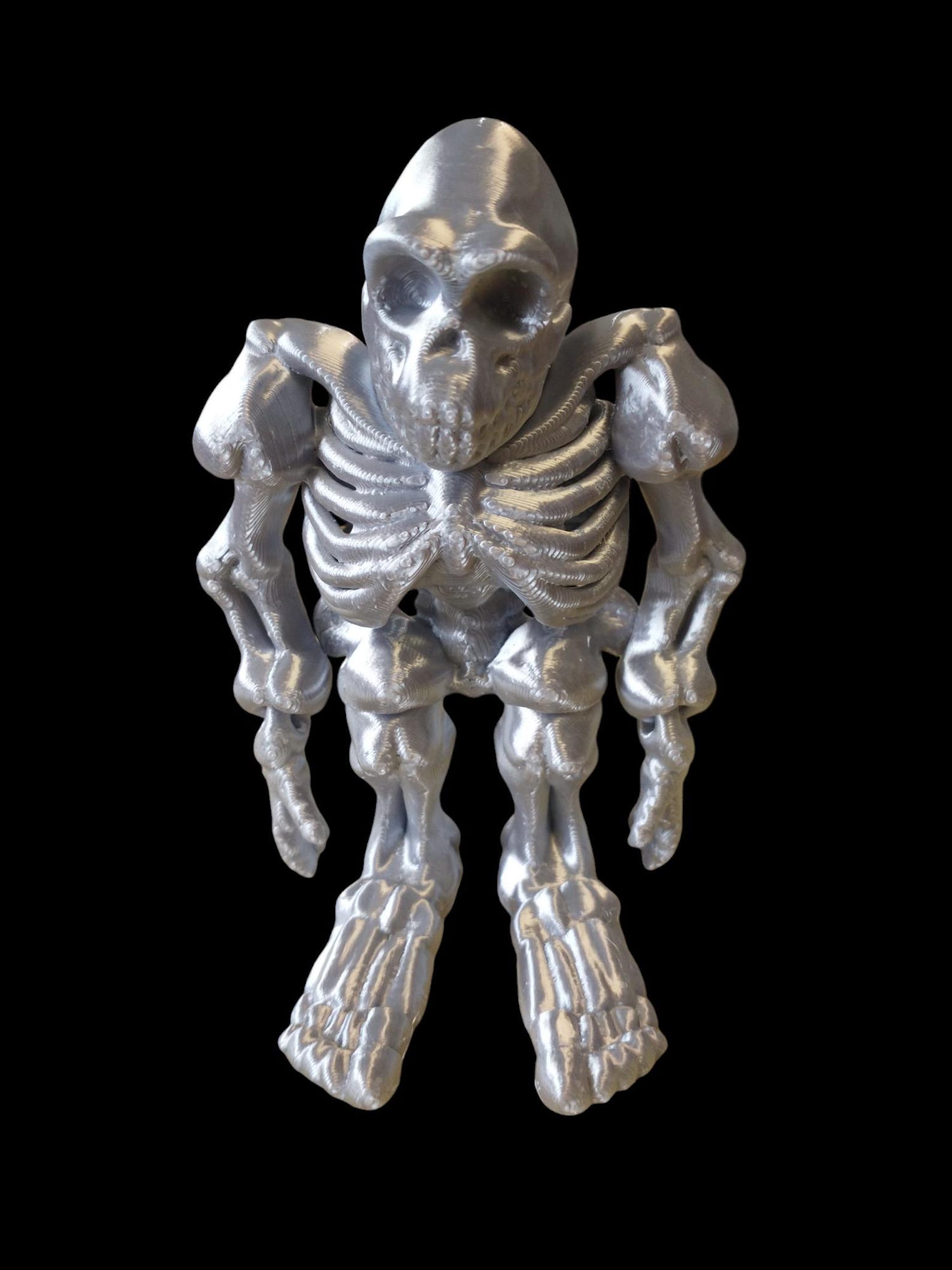 3D Printed Articulating Bigfoot Skeleton Figurine - Etsy