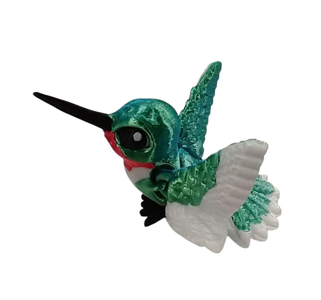 Hummingbird 3D Printed Articulating Figurine - Etsy