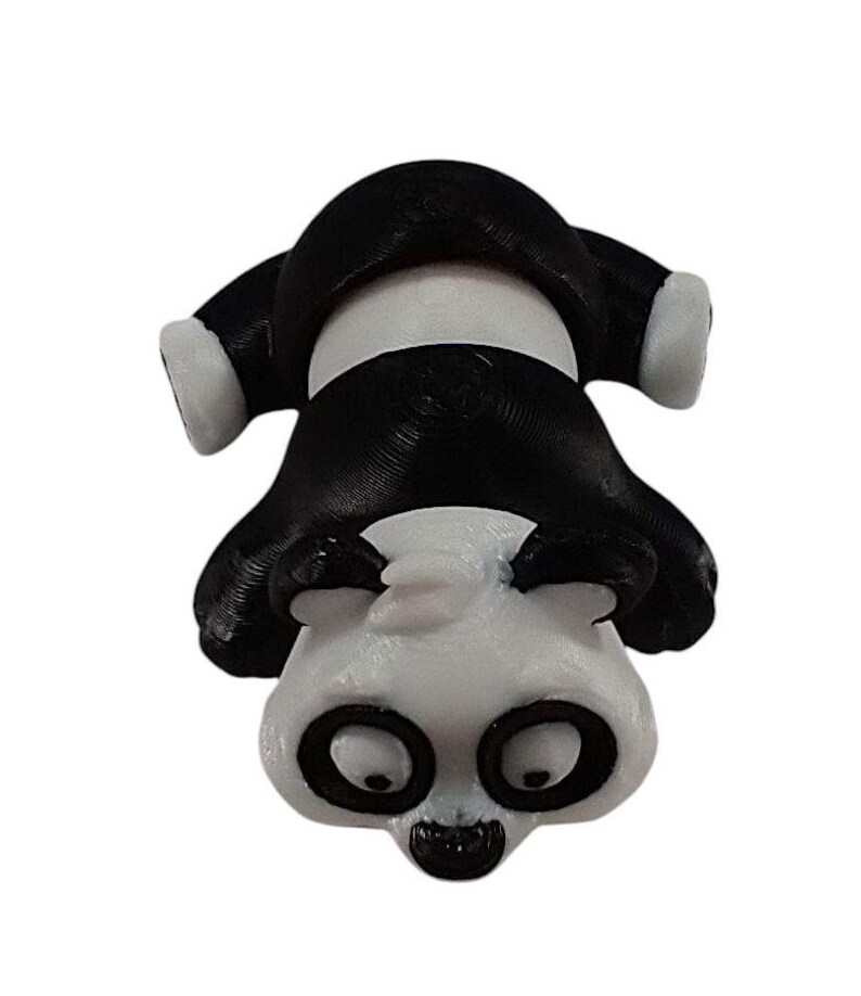3D Printed Articulating Panda Figurine – Desk Decor - Etsy