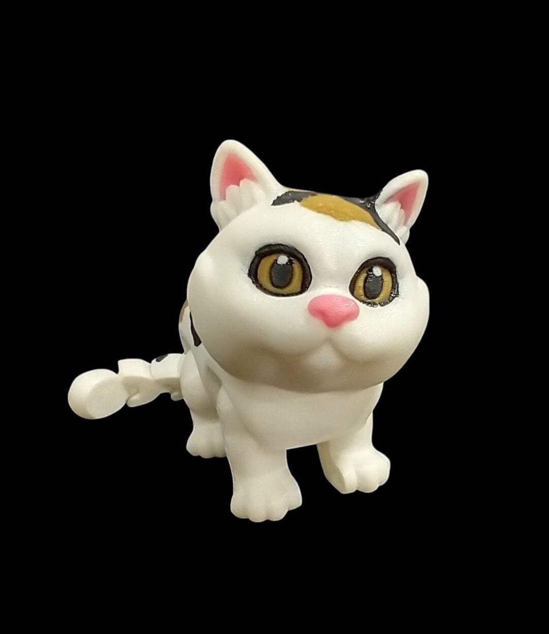 Calico Cat 3D Printed Articulating Figurine - Etsy