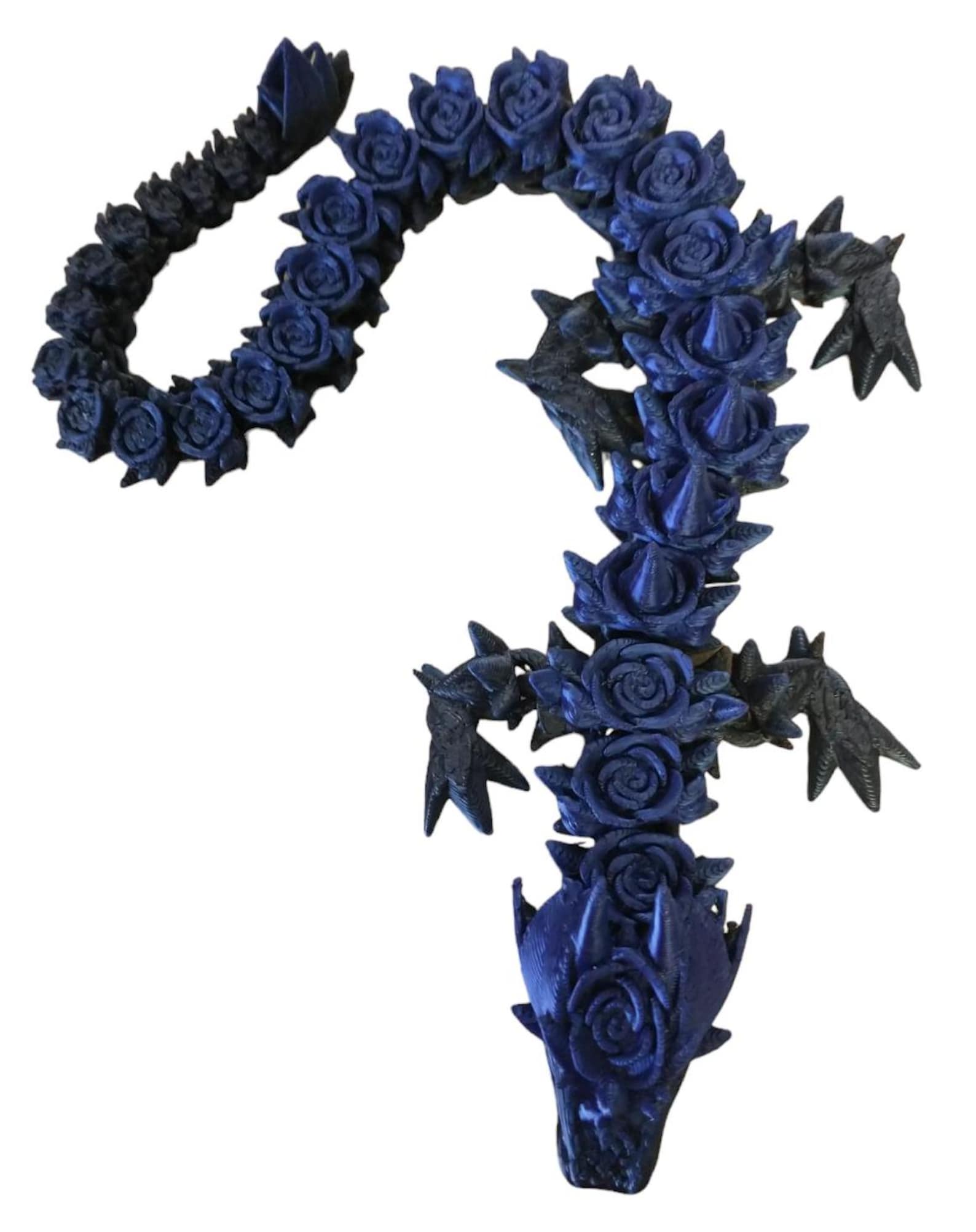 3D Printed Articulating Rose Dragon - Etsy