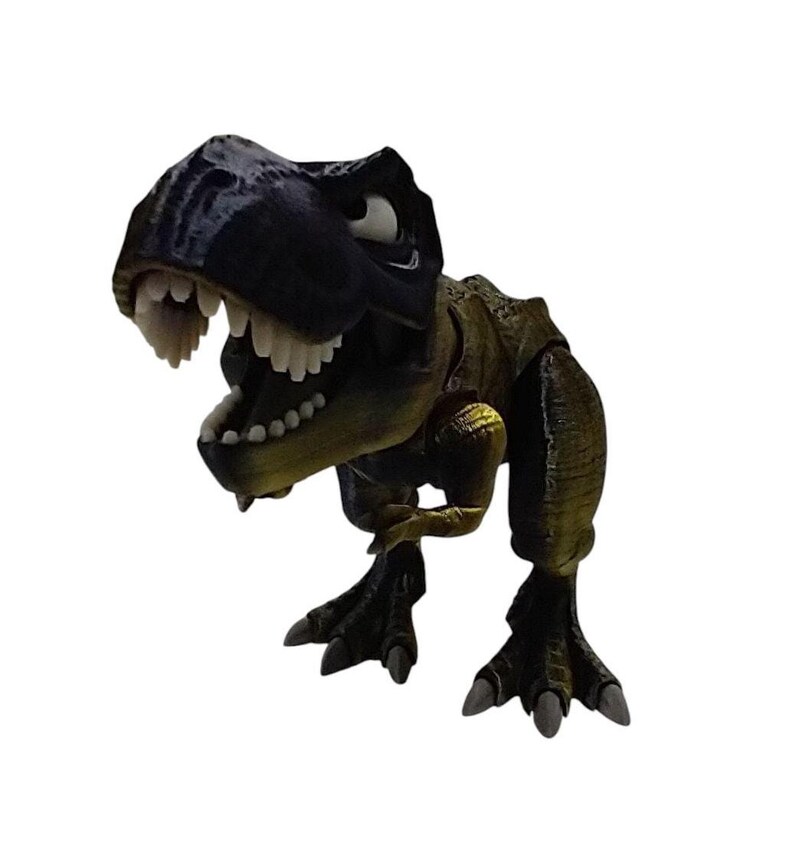 T-rex 3D Printed Articulating Dinosaur Figurine - Etsy