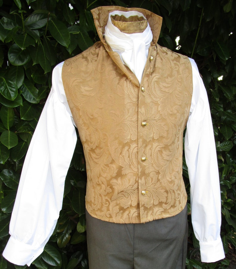 Mens Regency/ Darcy/knightley Cotton Blend Dress Shirt With - Etsy