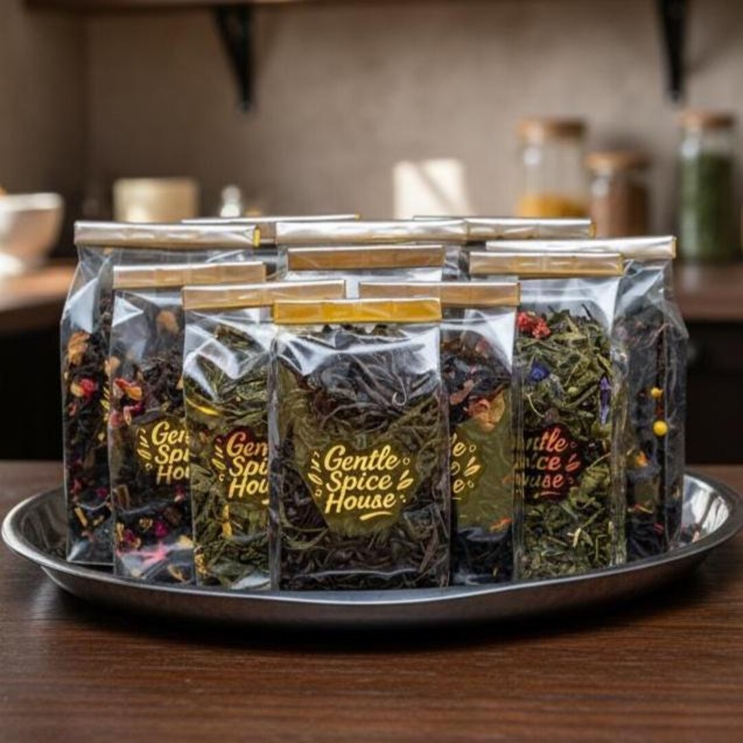 Unique Aromatic Loose Leaf Teas, Cozy Aromatic Winter Green or Black ...